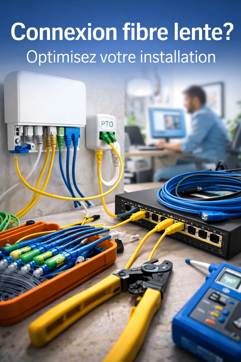 Connexion Internet lente malgré la fibre ? Voici comment optimiser vot ...